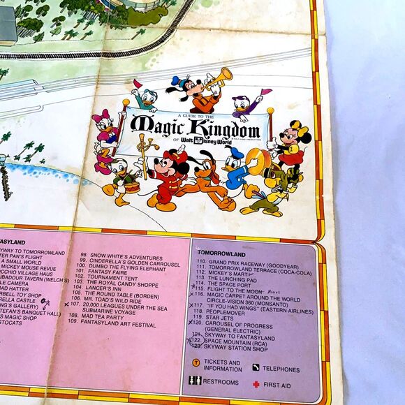 Disney | Wall Decor | Vintage Original 974 Walt Disney World Magic ...